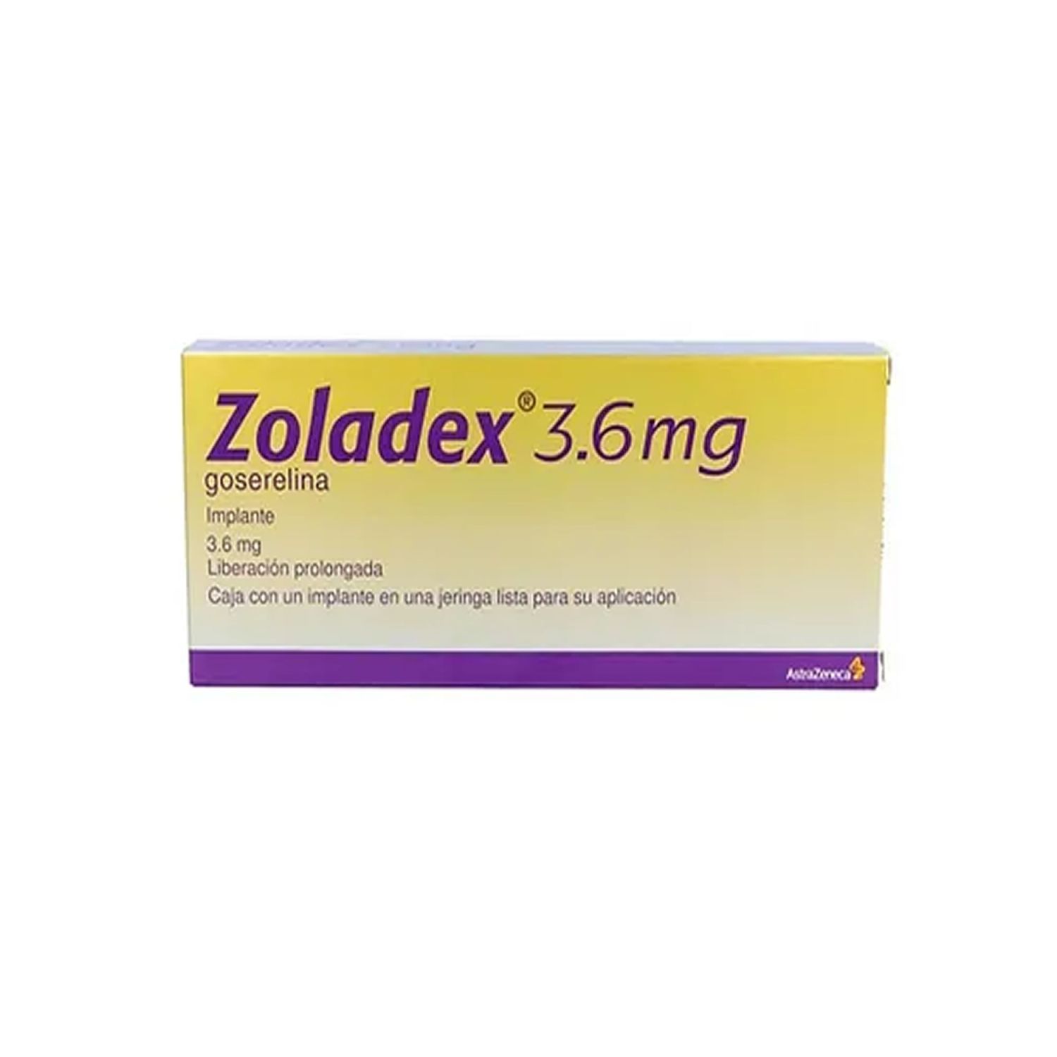 ZOLADEX 3.6 mg (Acetato de goserelina) - 3.6 mg sólo en Farmacia Curana